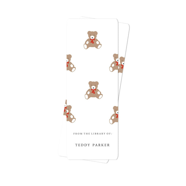 PERSONALIZED KIDS TEDDY BEAR BOOKMARK SET – Preppy Prodigy®