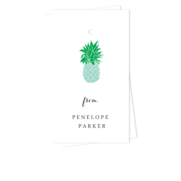 PERSONALIZED PINEAPPLE GIFT TAGS – Preppy Prodigy®