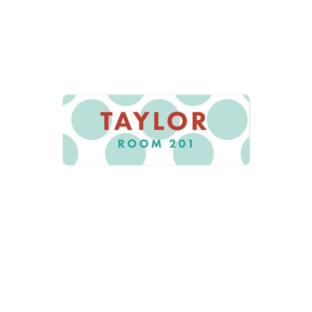 CIRCLE NAME LABELS – Preppy Prodigy®