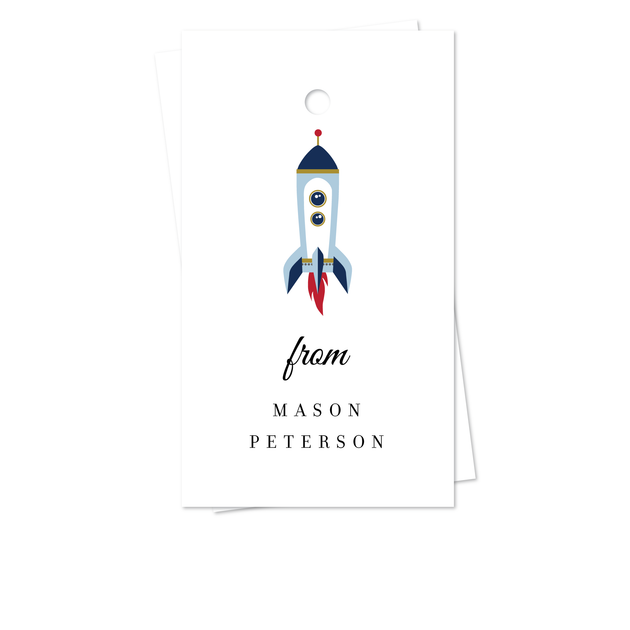 PERSONALIZED SPACE ROCKET SHIP GIFT TAGS – Preppy Prodigy®