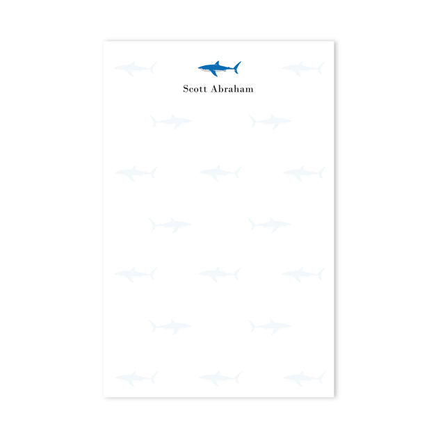 CUSTOM PERSONALIZED SHARK NOTEPAD – Preppy Prodigy®