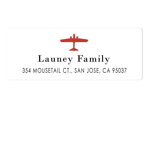 PERSONALIZED KIDS AIRPLANE ADDRESS LABELS – Preppy Prodigy®
