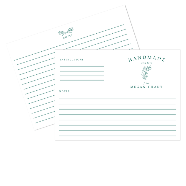 Olive Branch Recipe Cards – Preppy Prodigy®