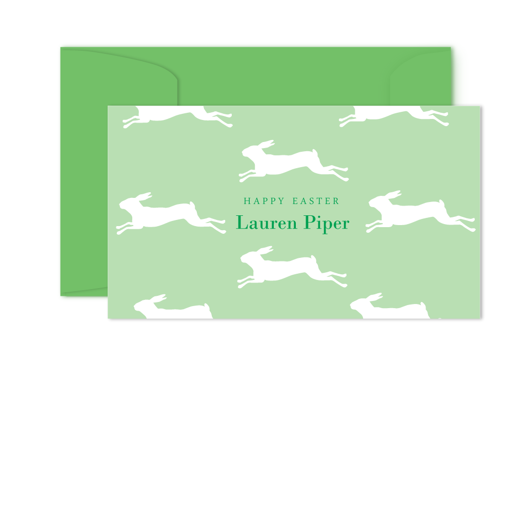 EASTER GIFT ENCLOSURE CARD SET, HARE – Preppy Prodigy®