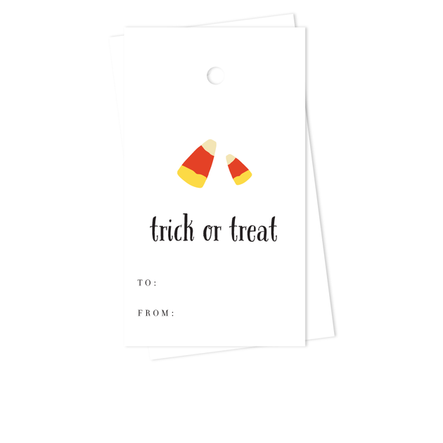 PERSONALIZED HALLOWEEN GIFT TAGS, CANDY CORN – Preppy Prodigy®