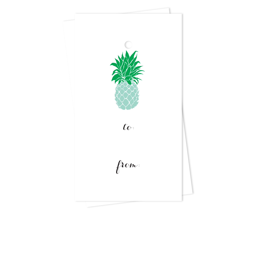 PERSONALIZED PINEAPPLE GIFT TAGS – Preppy Prodigy®
