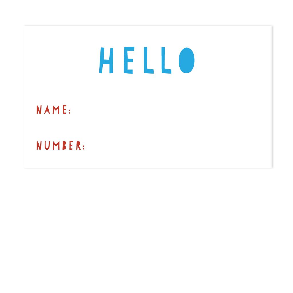 Hello Calling Card, Mommy Calling Card, Play Date Calling Card – Preppy ...