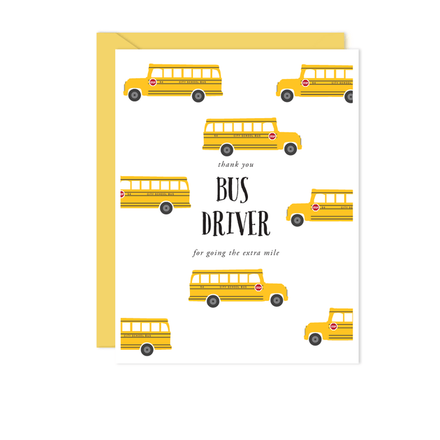 Thank You Bus Driver Card – Preppy Prodigy®