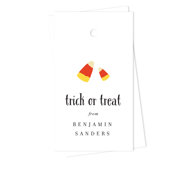 PERSONALIZED HALLOWEEN GIFT TAGS, CANDY CORN – Preppy Prodigy®