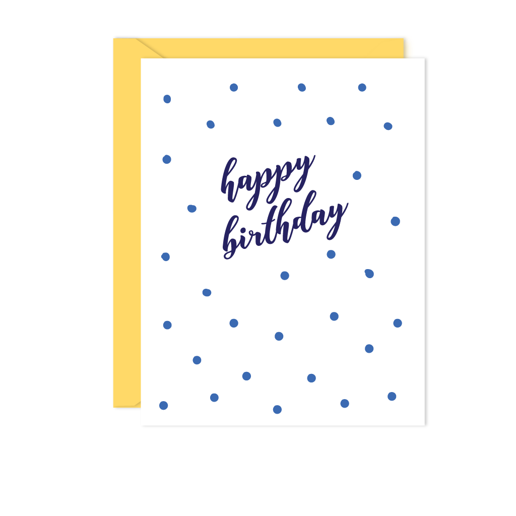 Polka Dot Birthday Card – Preppy Prodigy®