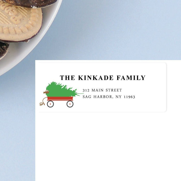 PERSONALIZED CHRISTMAS TREE ADDRESS LABELS – Preppy Prodigy®