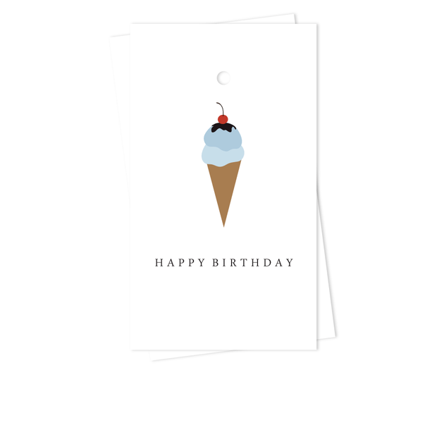 ICE CREAM CONE BIRTHDAY GIFT TAGS – Preppy Prodigy®