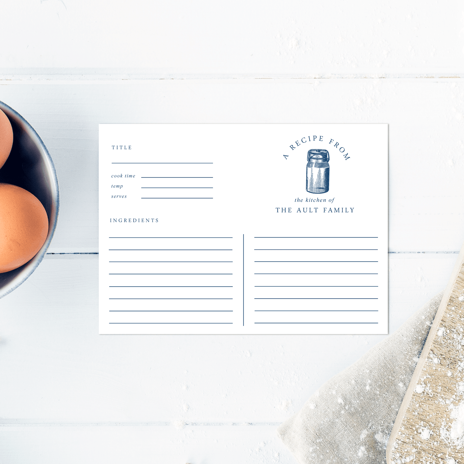 Classic Canning Recipe Cards – Preppy Prodigy®