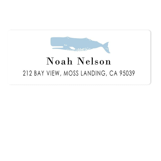 PERSONALIZED KIDS WHALE ADDRESS LABELS – Preppy Prodigy®